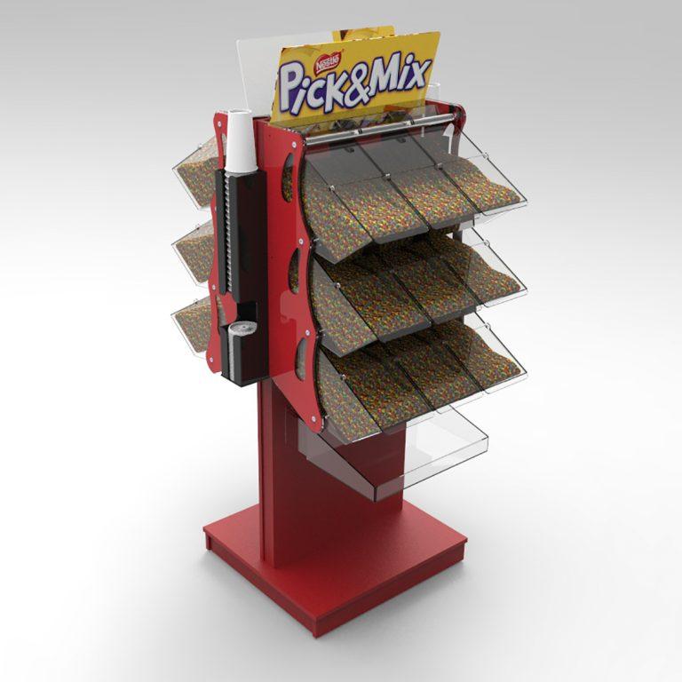 Floorstanding Pick and Mix Dispenser | Packaging Free Food Display