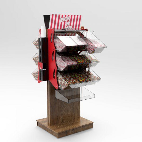 Floorstanding Pick and Mix Dispenser | Packaging Free Food Display