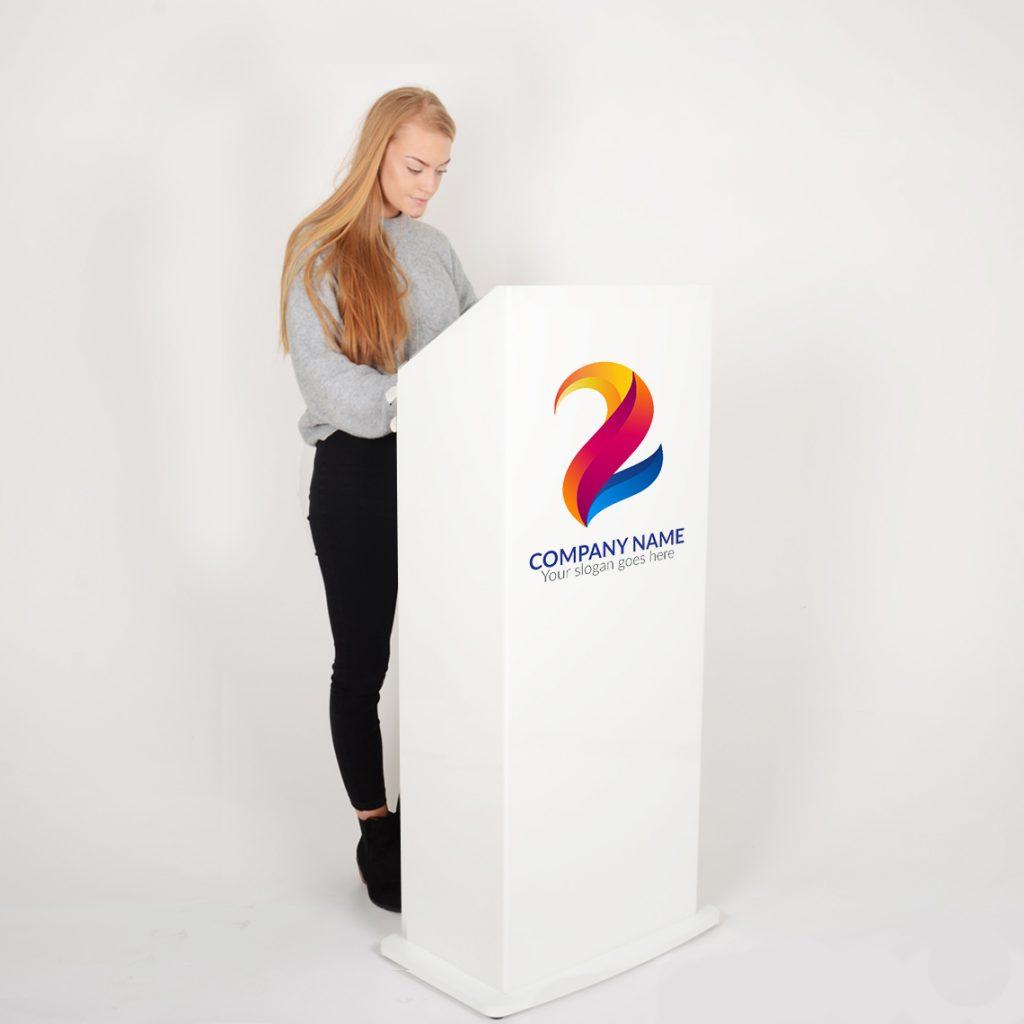 Coloured Acrylic Lecterns for Presentations & Talks | Luminati