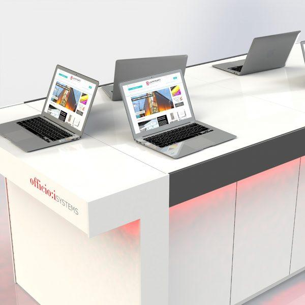 Custom Retail Display Table with Illumination | Luminati