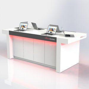 Custom Retail Display Table with Illumination | Luminati