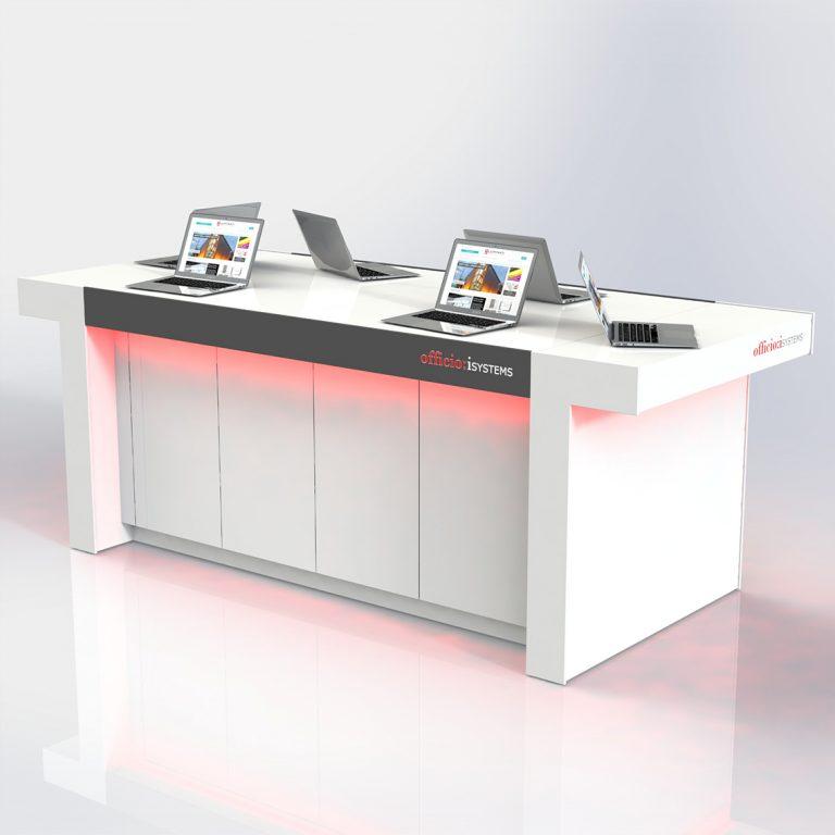 Custom Retail Display Table with Illumination | Luminati