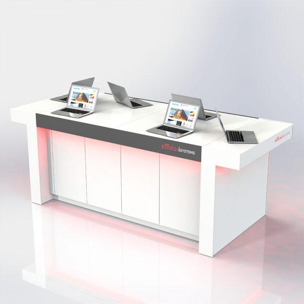 Custom Retail Display Table with Illumination | Luminati
