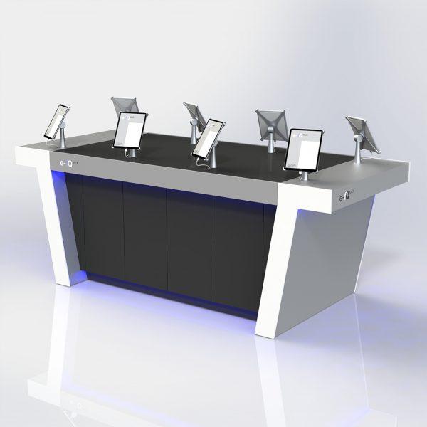 Custom Retail Display Table with Illumination | Luminati