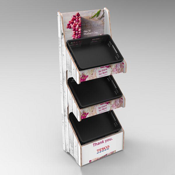 Supermarket Basket Display Stands | Food, Wine & Flowers Display