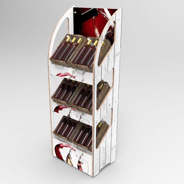 Supermarket Basket Display Stands | Food, Wine & Flowers Display