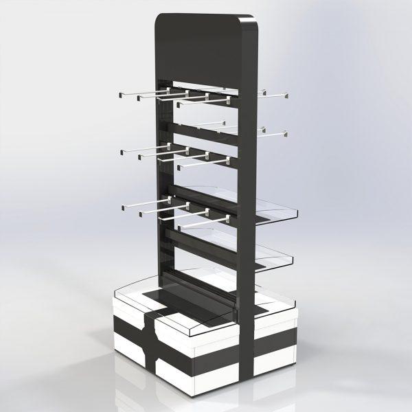 Double Sided Floor Standing Display Unit | Bespoke Retail Stands