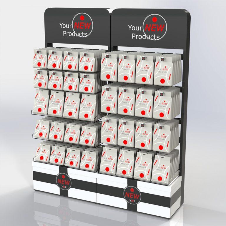 Double Sided Floor Standing Display Unit | Bespoke Retail Stands