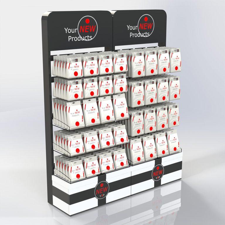 Double Sided Floor Standing Display Unit | Bespoke Retail Stands