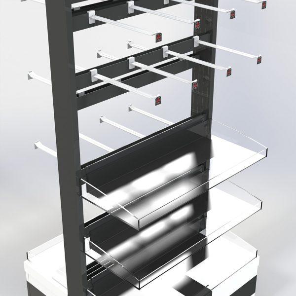 Double Sided Floor Standing Display Unit | Bespoke Retail Stands