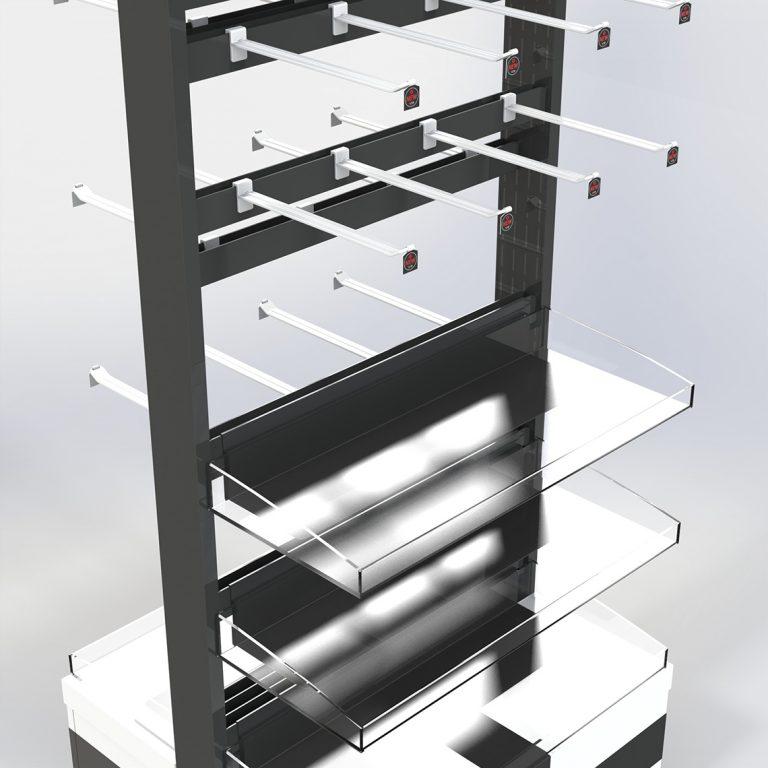 Double Sided Floor Standing Display Unit | Bespoke Retail Stands