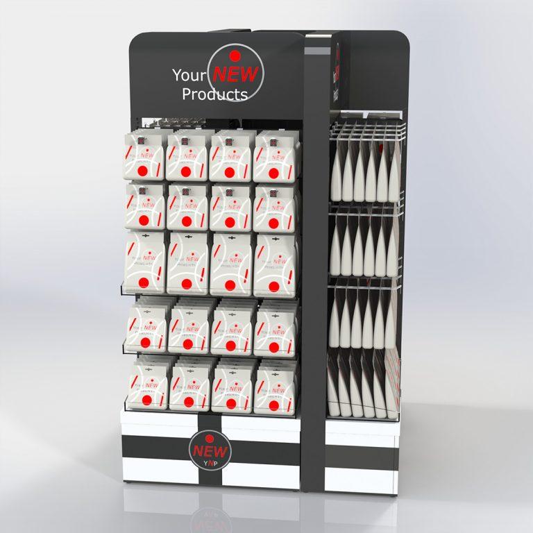 Double Sided Floor Standing Display Unit | Bespoke Retail Stands