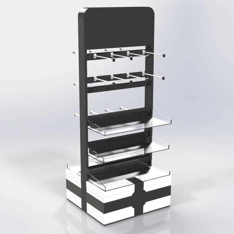 Double Sided Floor Standing Display Unit | Bespoke Retail Stands