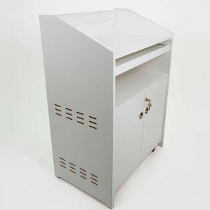 Security Guards Podium or Lectern | Bespoke Wood & Acrylic