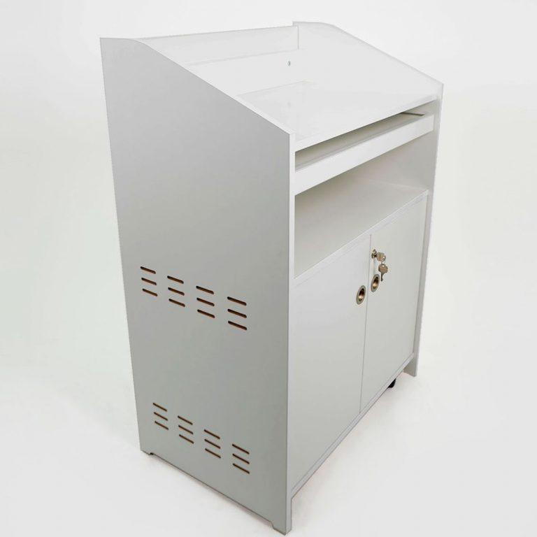 Security Guards Podium or Lectern | Bespoke Wood & Acrylic