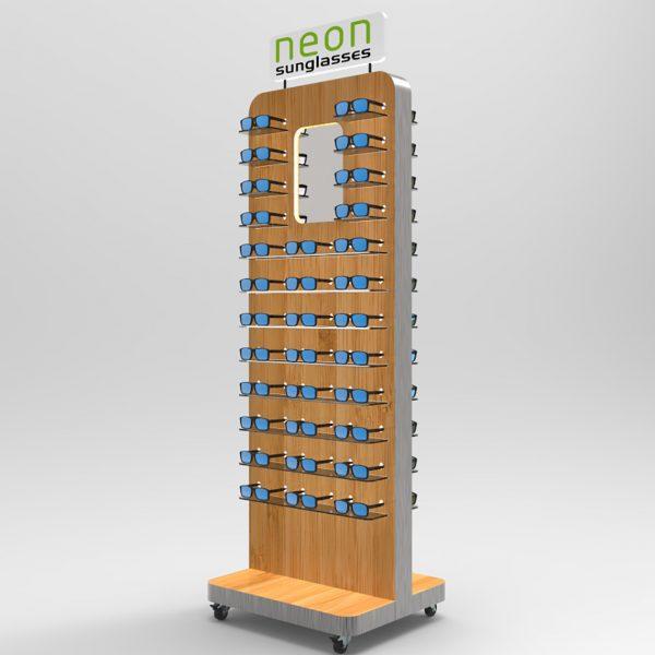 Opticians & Sunglasses Display Stand | Double Sided Eyewear Stand