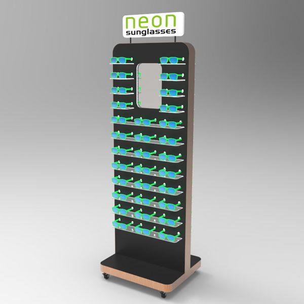 Opticians & Sunglasses Display Stand | Double Sided Eyewear Stand