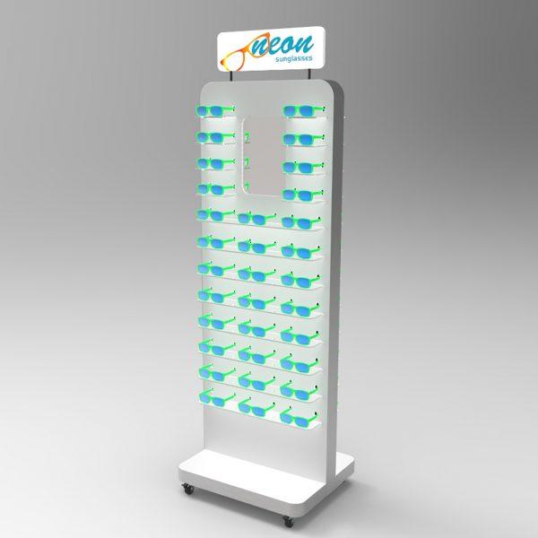 Opticians & Sunglasses Display Stand | Double Sided Eyewear Stand