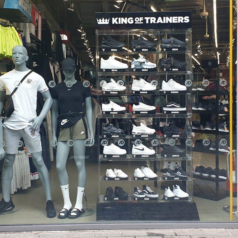 Custom Retail Shoe Display Shelving | Bespoke | Luminati