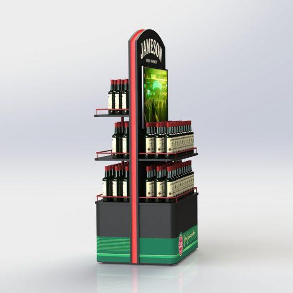 Bespoke Display Stand for Shop | With Digital Screen | Luminati