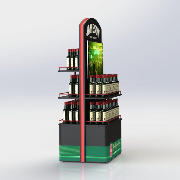 Bespoke Display Stand for Shop | With Digital Screen | Luminati