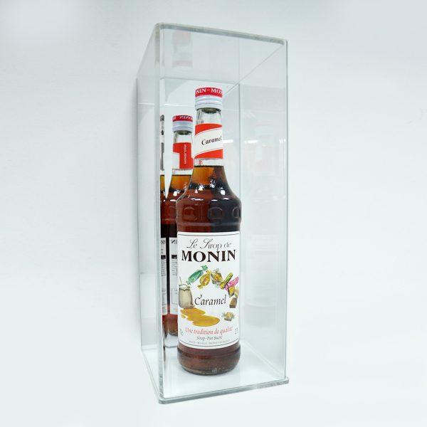 Single Bottle Display Case | Glass Bottle Display Case | Luminati