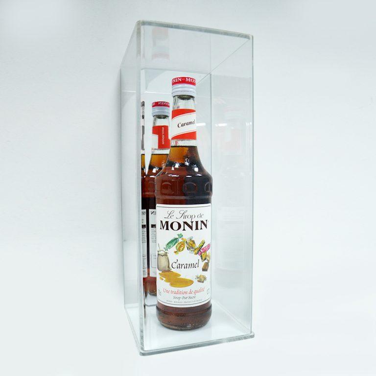 Single Bottle Display Case | Glass Bottle Display Case | Luminati