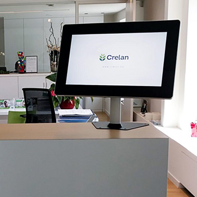 Touch Screen Table Top Stand | Hold Up To 43" Screen | Luminati