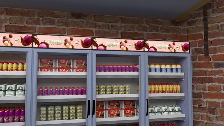 Ultra-Wide Stretched Bar Display