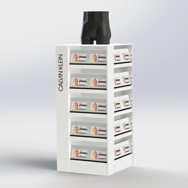 Underwear Retail Display | Gondola Shelving | Luminati