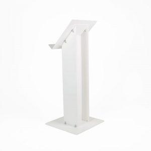 White Lectern | Luminati Display Solutions
