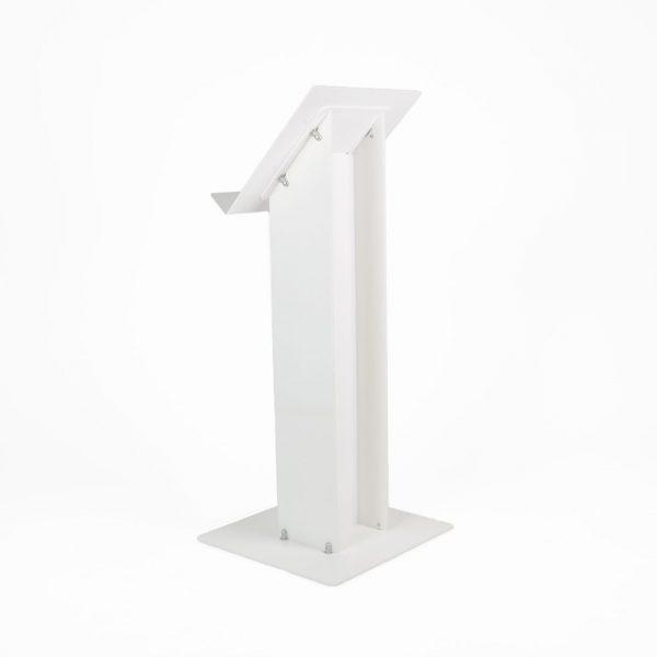 White Lectern | Luminati Display Solutions