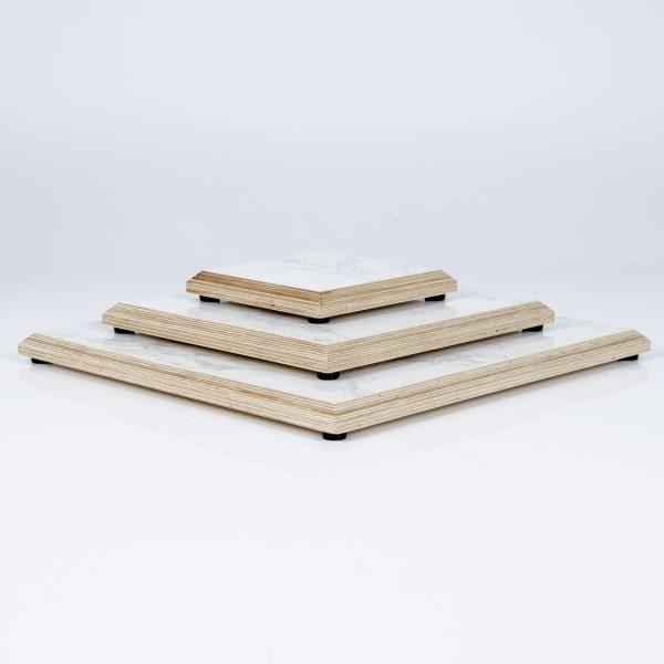 Wooden Product Display Riser | Custom Counter Top POS | Luminati