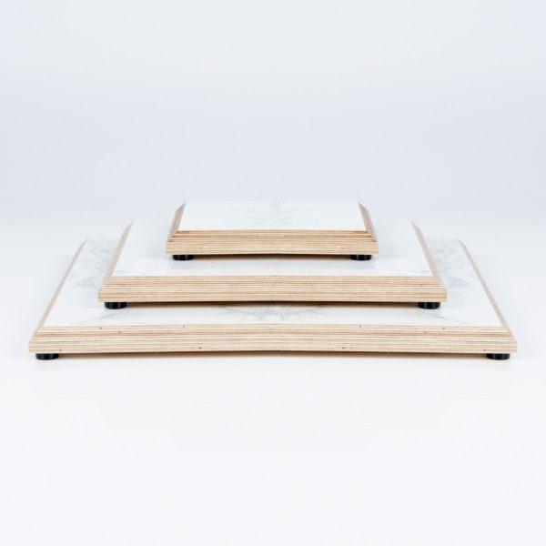 Wooden Product Display Riser | Custom Counter Top POS | Luminati