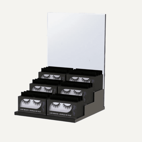 False Eyelash Display Stand | Cosmetic Retail POS | Luminati