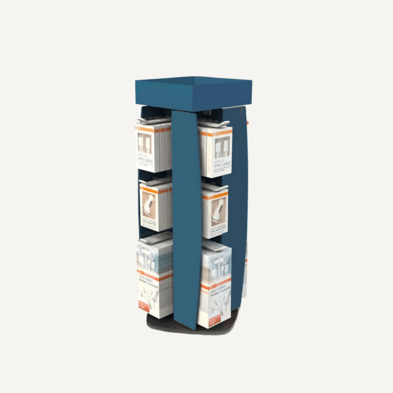 Flat Pack Free Standing Retail Display Stand | Luminati