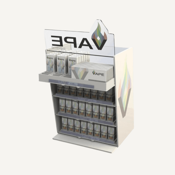 Vaping Display Unit | Bespoke Tiered Shelving | Luminati