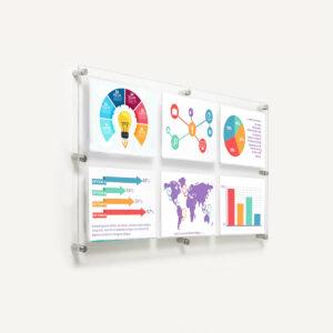 A4 Acrylic Notice Boards | A4 Pocketed Notice Display | Luminati