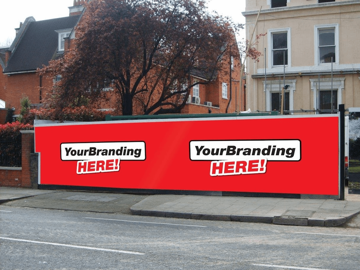 Hoarding Advertising | Construction Site POS & Health and Safety ...
