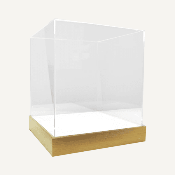 Wooden Display Case with Illumination | Acrylic & Wood | Luminati