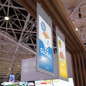 Double Sided Advertising Screen | Hanging Digital Displays