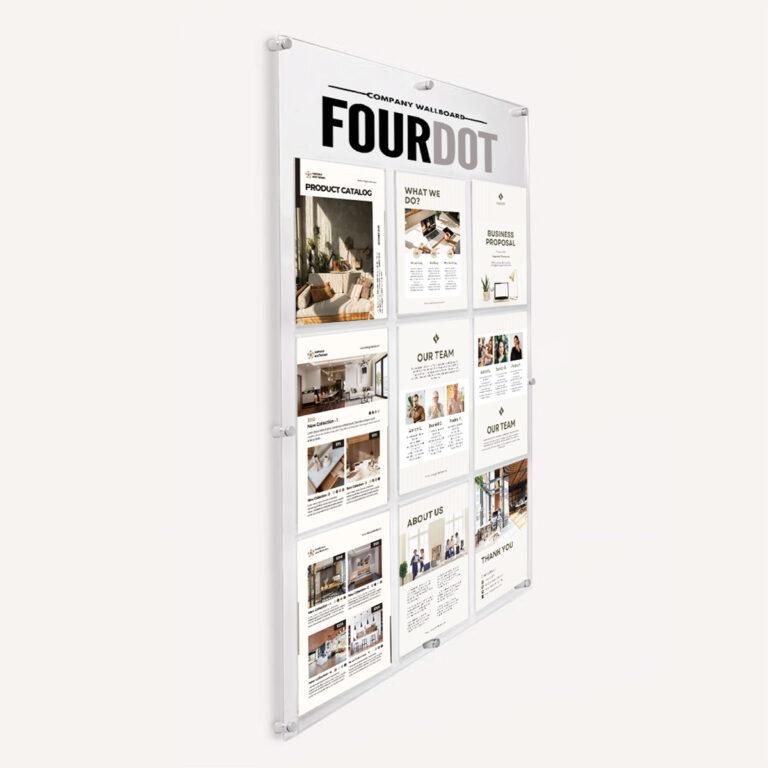 Printed Notice Display | Branded With Your Logo | Luminati