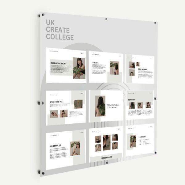 Printed Notice Display | Branded With Your Logo | Luminati