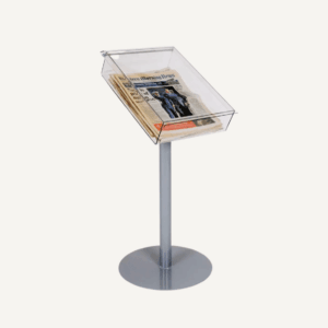 Newspaper & Magazine Tray | Outdoor Literature Stand | Luminati