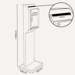 Hotel Express Checkout Floor Standing Unit | From £211.43