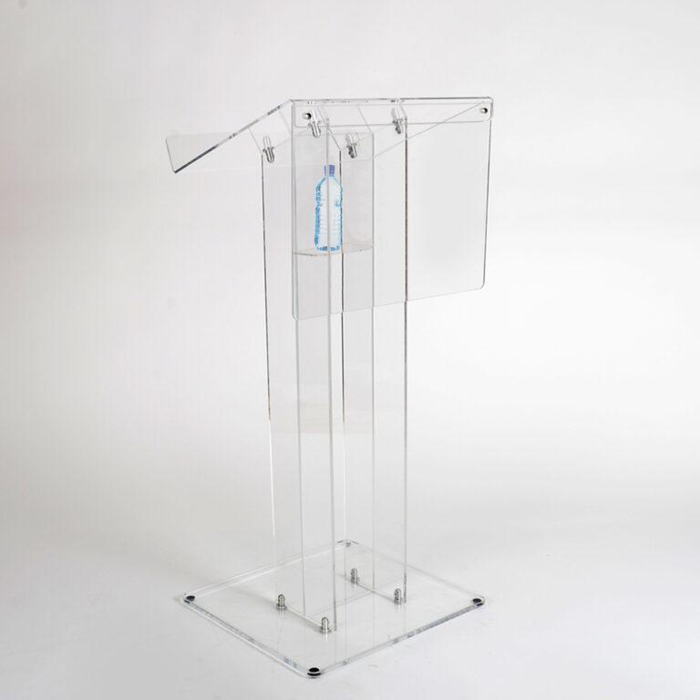 Clear Acrylic Lectern | Clear Perspex Lectern | Luminati