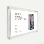 Anti Reflective Picture Frame | Non Reflective Perspex | Luminati