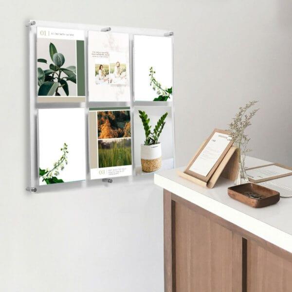 A4 Acrylic Notice Boards | A4 Pocketed Notice Display | Luminati