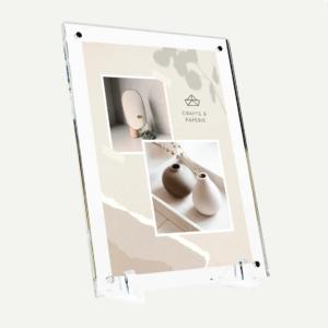 Acrylic Picture Frame | Wall Mounting, Freestanding | Luminati
