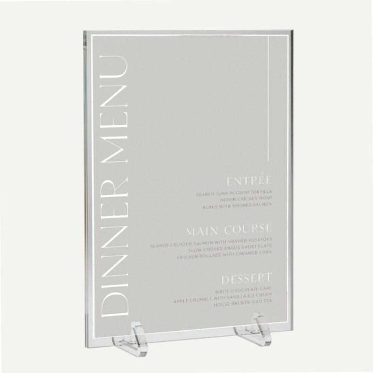 Double Sided Photo Frame | Freestanding Acrylic Frame